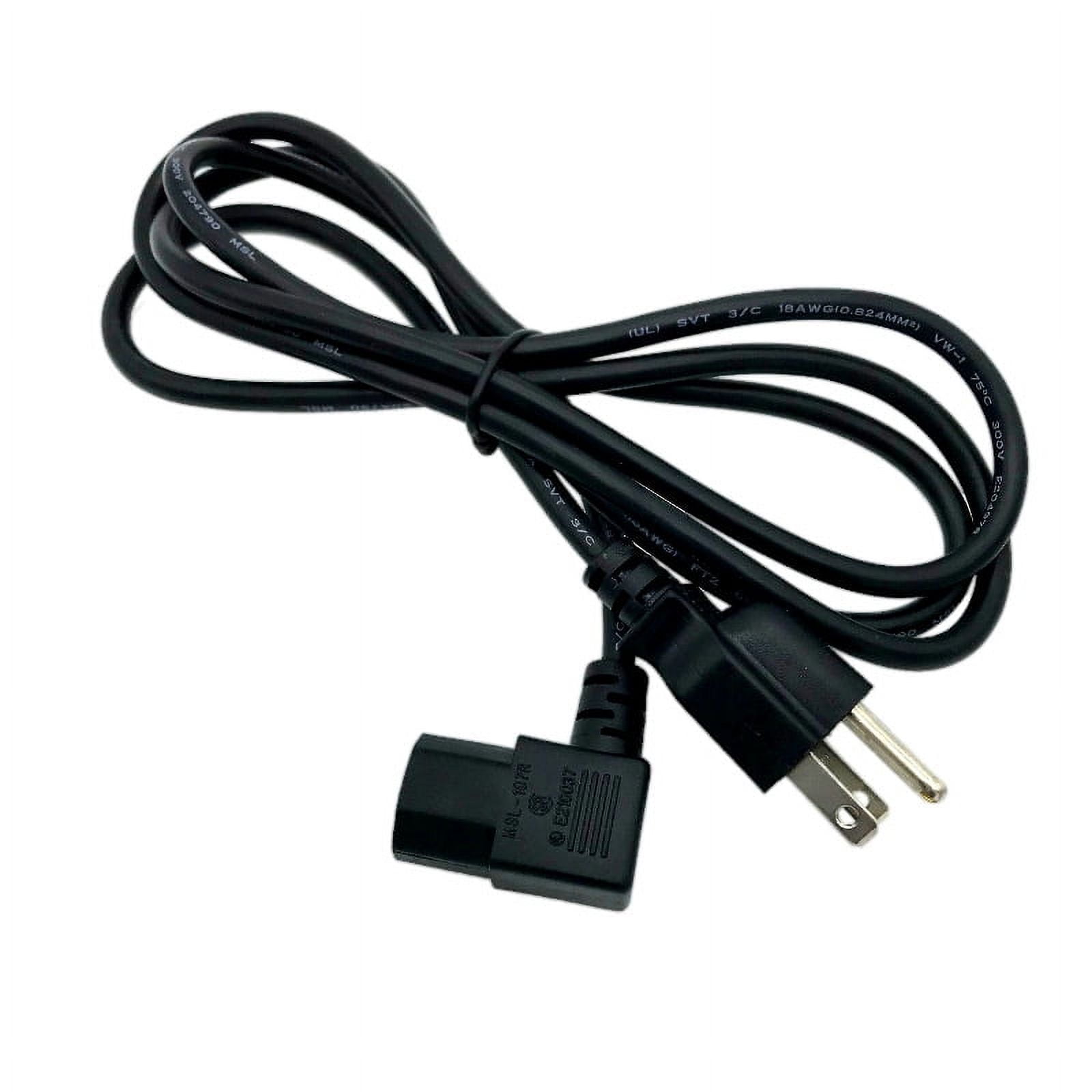 Kentek 6 Feet Right 90 Degree AC Power Cable Cord for VIZIO TV E470VLE ...