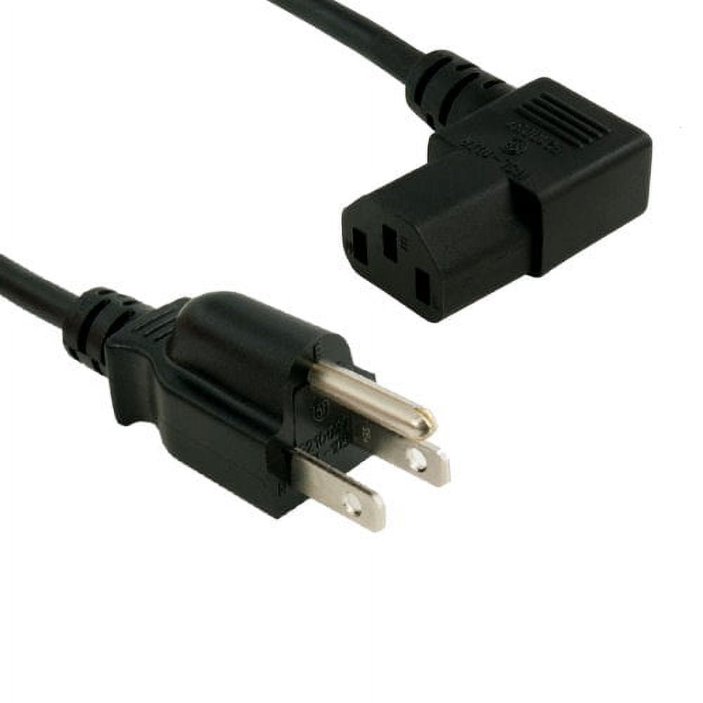 Kentek 6 Feet Right-angle 90° AC Power Cable Cord For VIORE TV LC22VF59 ...
