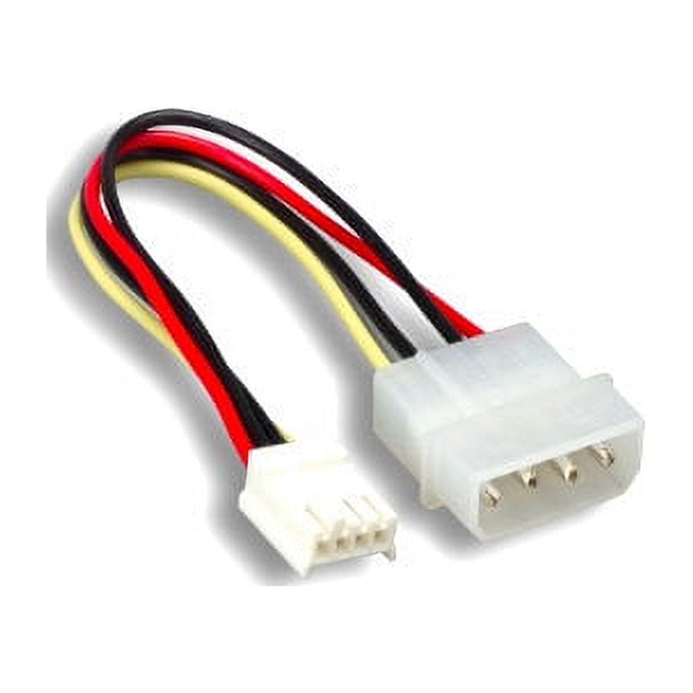 Kentek 6 Inch 6" 4 Pin Molex 5.25 Male To 4 Pin 3.5 Floppy Drive FDD ...