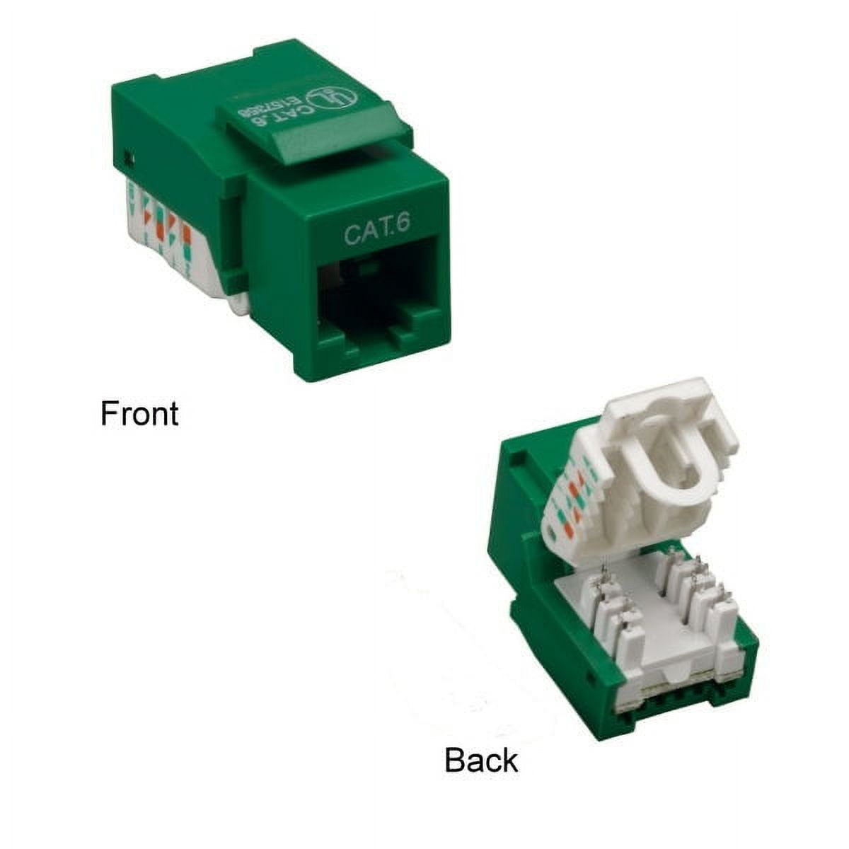 Kentek CAT6 Tool less Keystone Jack RJ45 Category 6 Ethernet Network ...