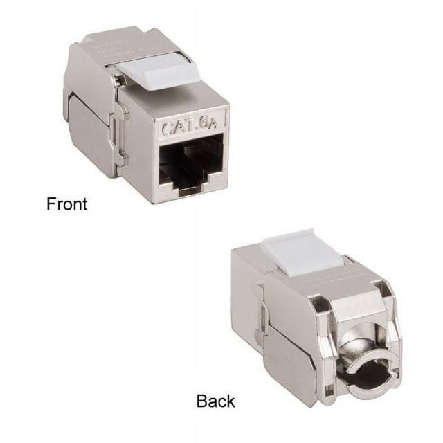 Kentek CAT6A Shielded Tool Less Keystone Jack RJ45 Category 6A 10G ...