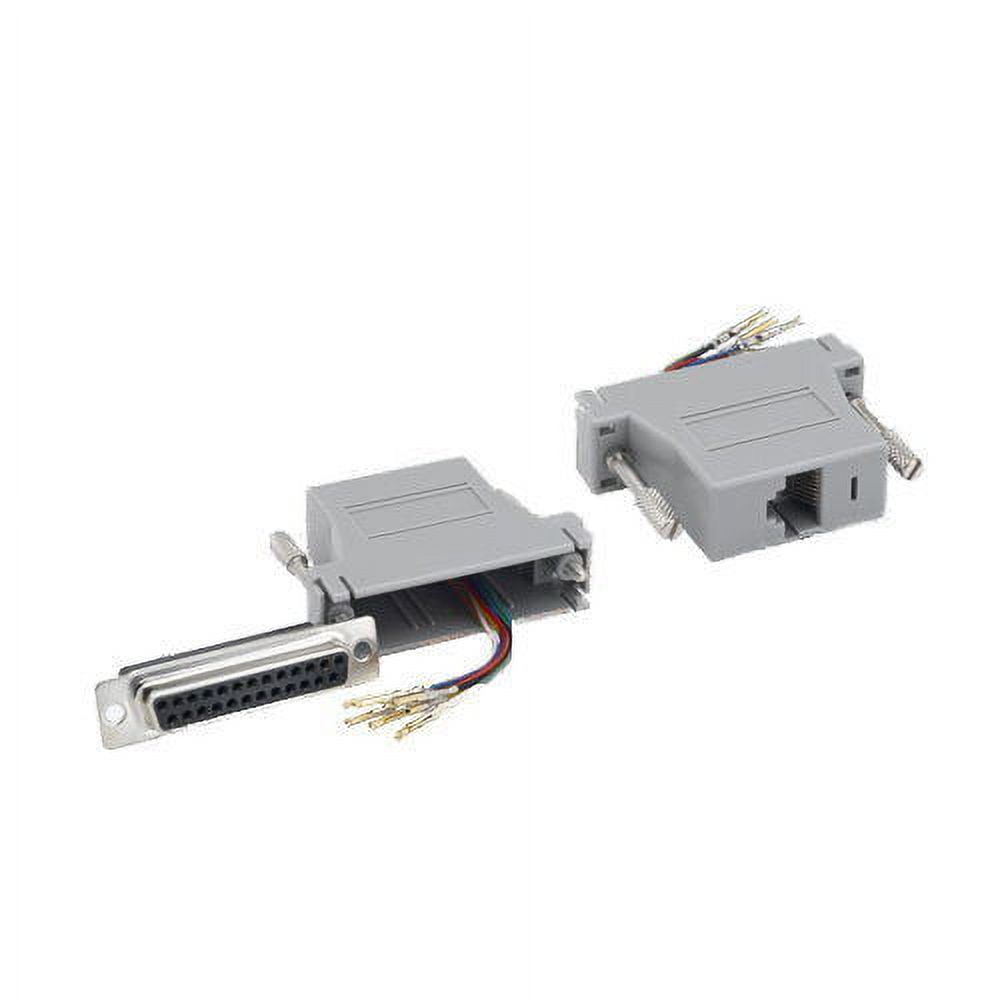 Kentek D-Sub Modular Adapter DB25 Female to RJ45 RJ-45 Female F/F ...