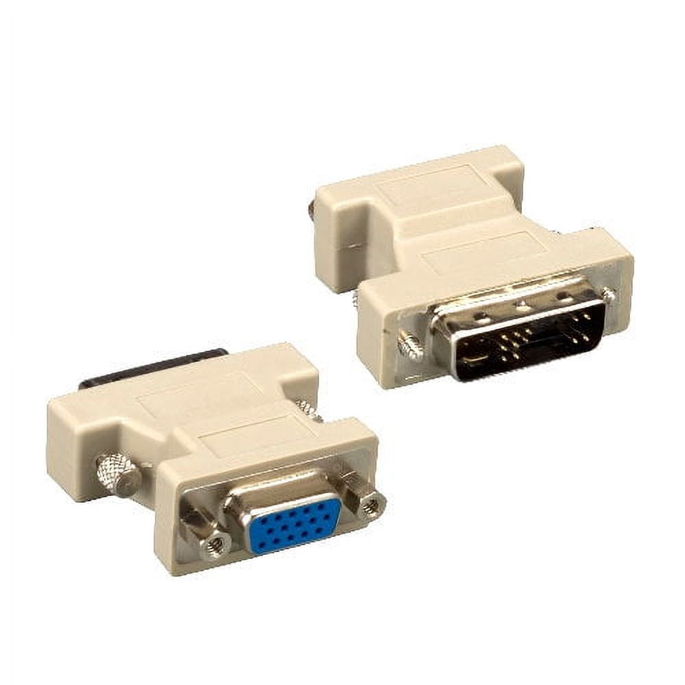 Kentek DVI analog DVI-A 12+5 pin male to VGA HD15 HD 15 pin female M/F ...