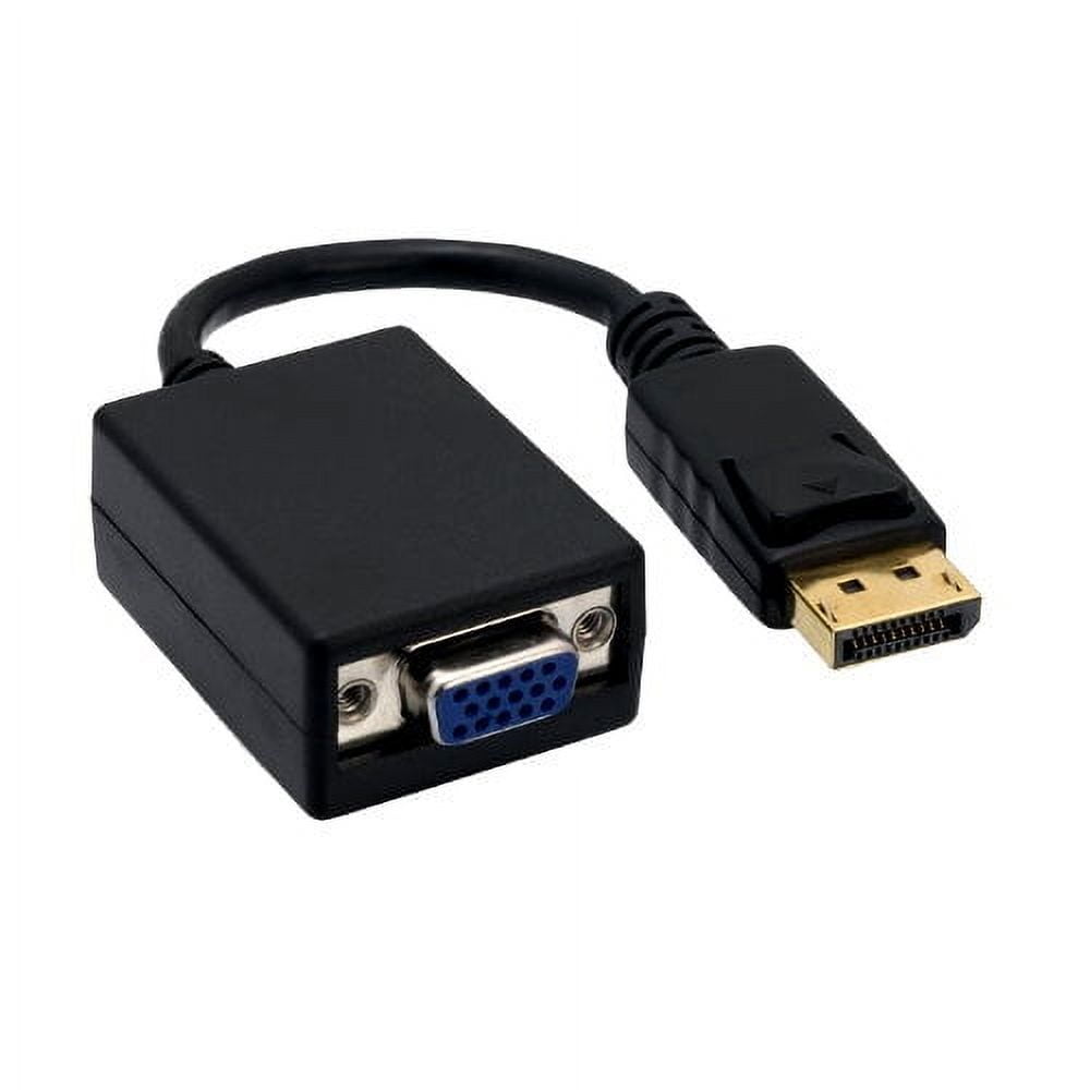 Kentek DisplayPort male to VGA HD15 female M/F adapter converter cord ...