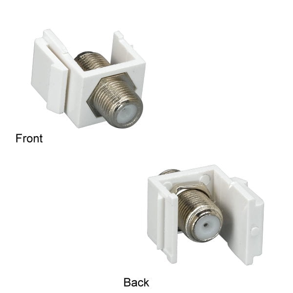 Kentek F-Type Coaxial Keystone Insert Module Feedthrough Type Female F ...