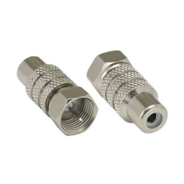 Kentek F-type coax coaxial male to RCA female M/F adapter connector ...
