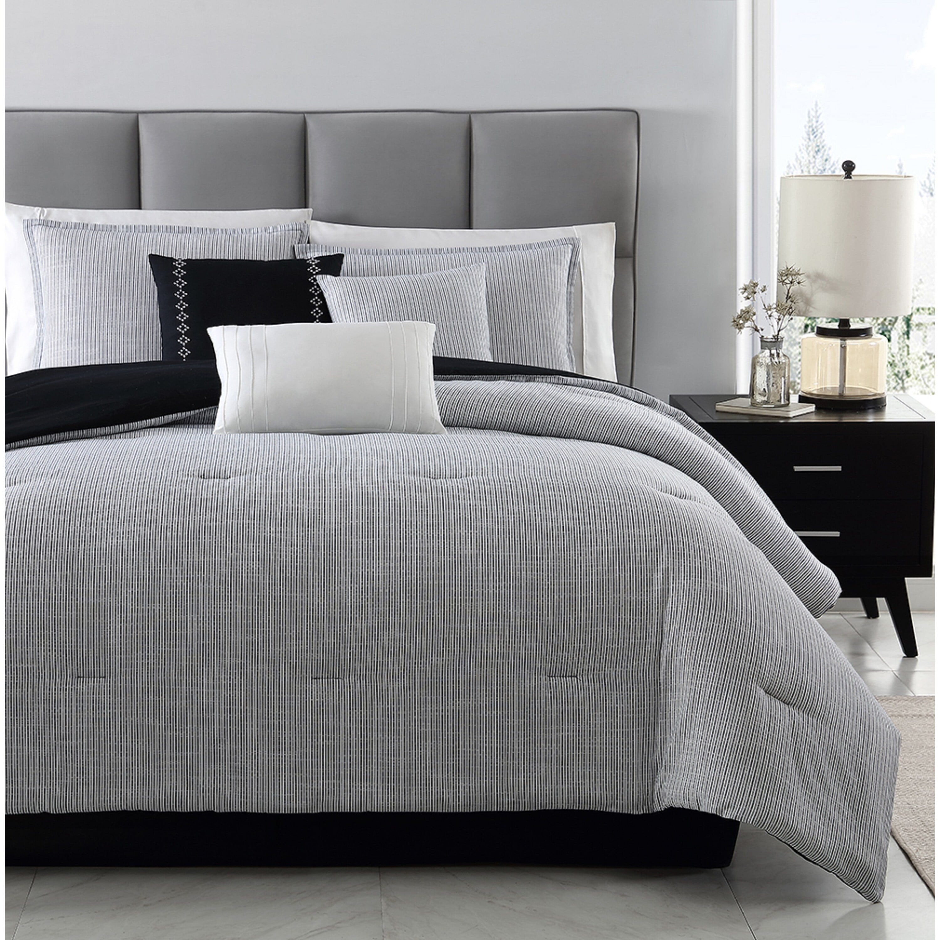 Kenton Upscale 7PC Comforter Set Queen - Walmart.com