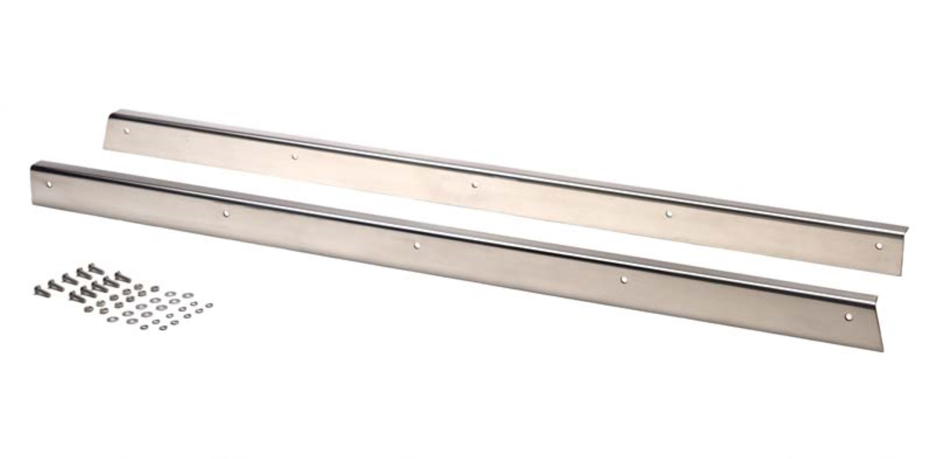 Kentrol 55-83 Jeep CJ5 Rocker Guards Pair - Polished Silver - Walmart.com