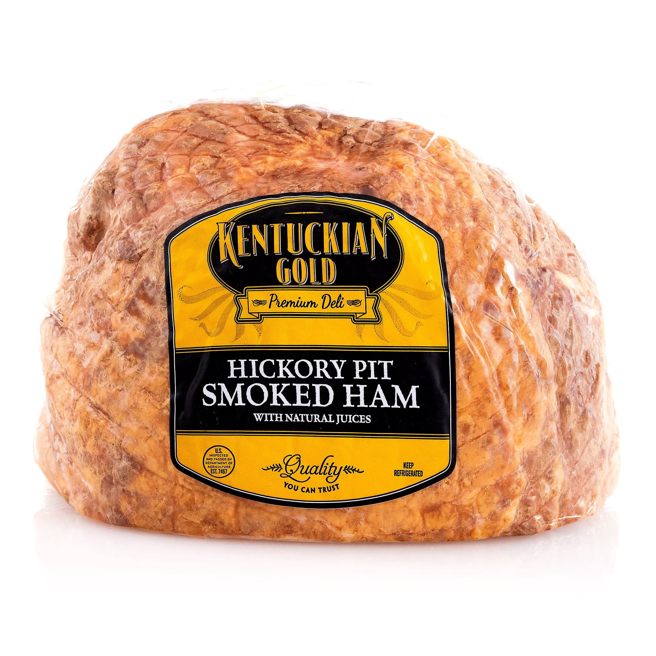 Kentuckian Gold Premium Deli Hickory Pit Smoked Ham, Gluten-Free, Deli ...