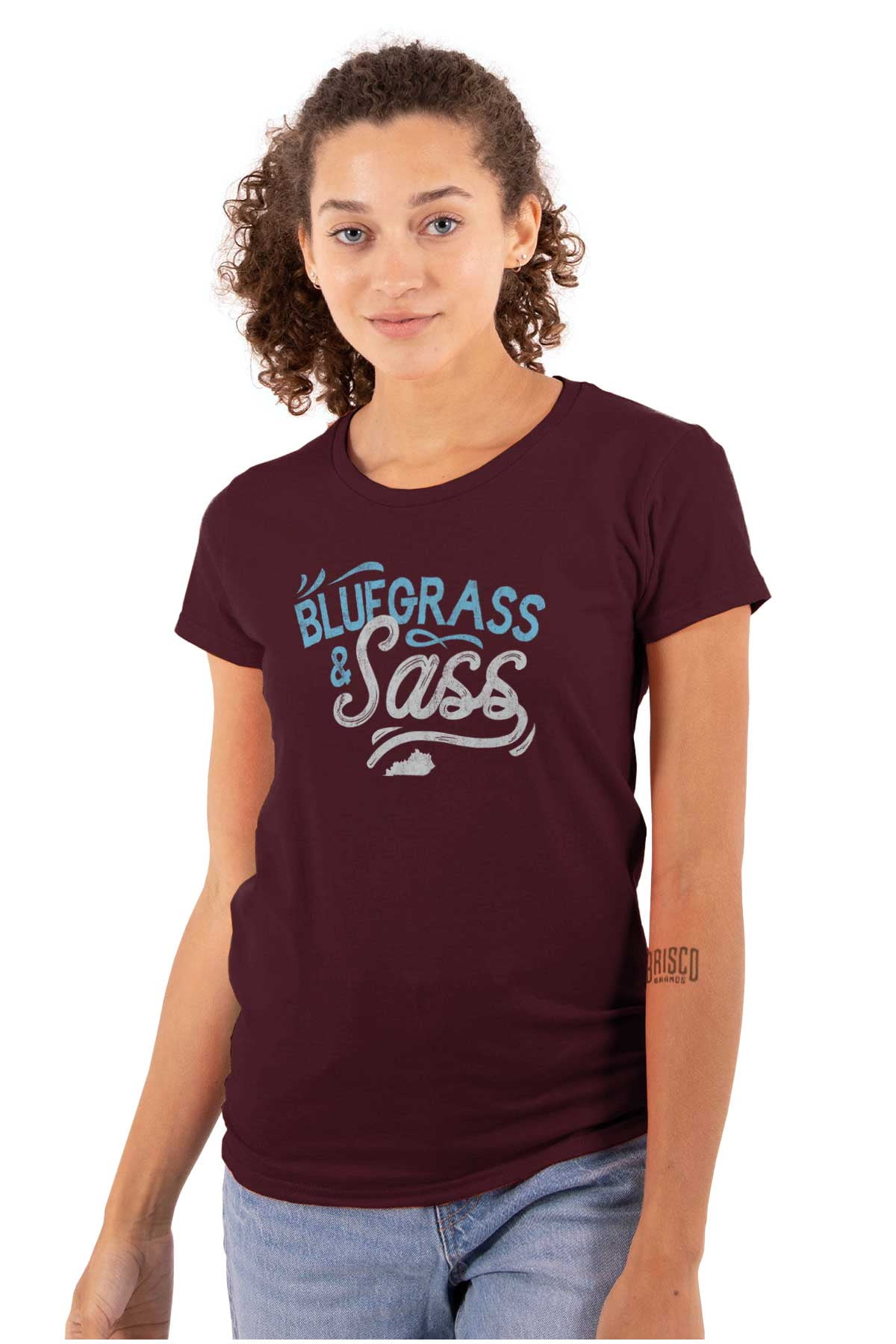 Kentucky Bluegrass Sass Funny Cute Women's T Shirt Ladies Tee Brisco Brands L - Walmart.com