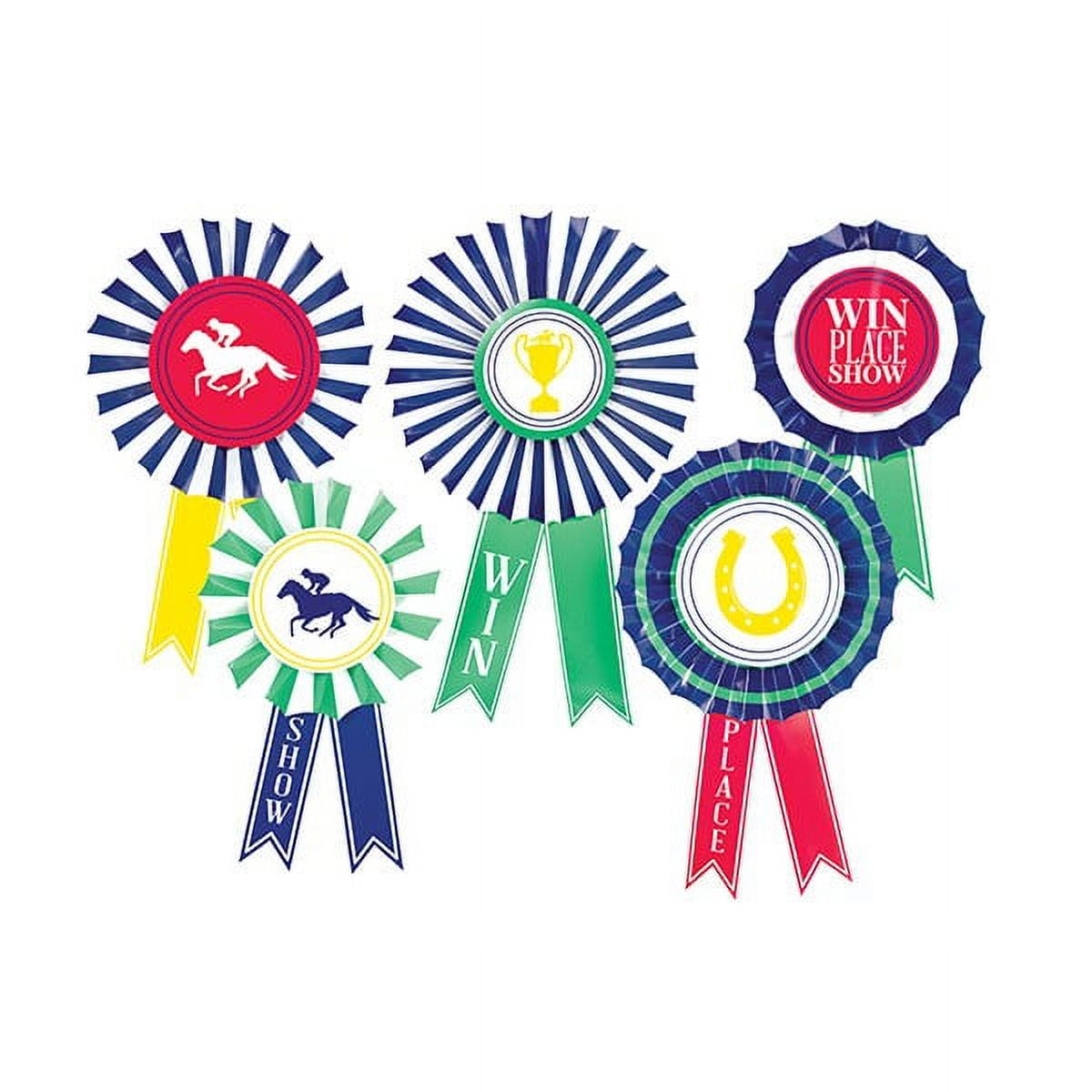 Kentucky Derby Award Ribbon Hanging Fans (5ct) - Walmart.com