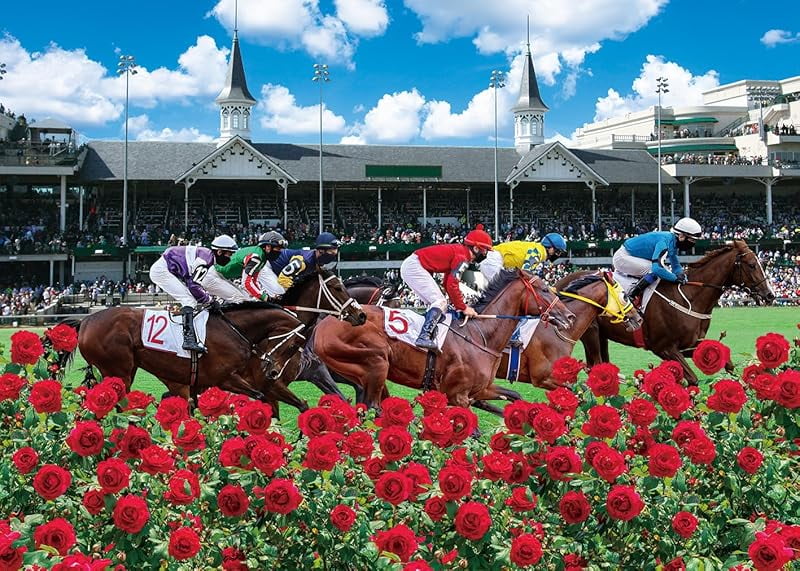 Kentucky Derby Backdrop Red Rose Garden Racecourse Photography ...