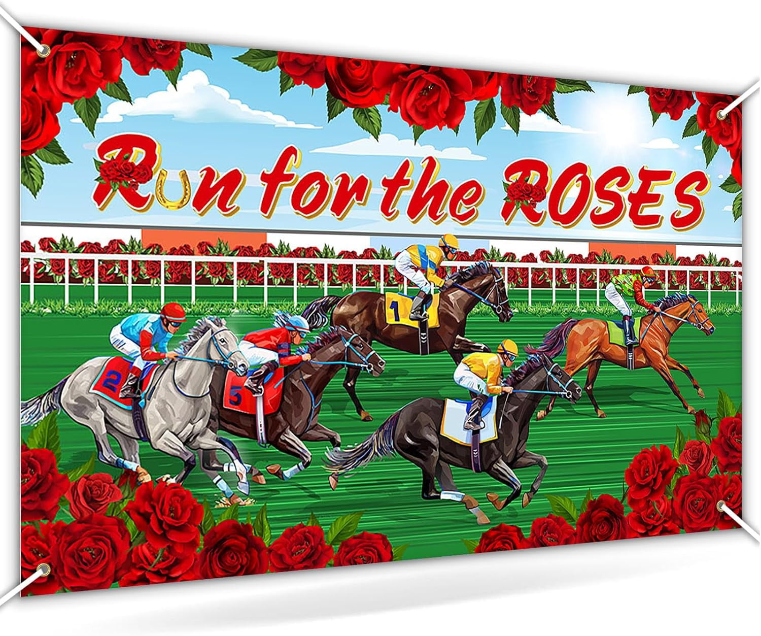Kentucky Derby Banner Backdrop 47x71 inch Kentucky Derby Party ...