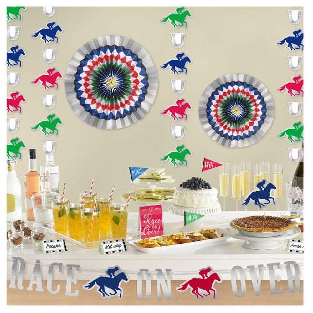 Kentucky Derby Buffet Decorating Kit (23pc) - Walmart Business Supplies