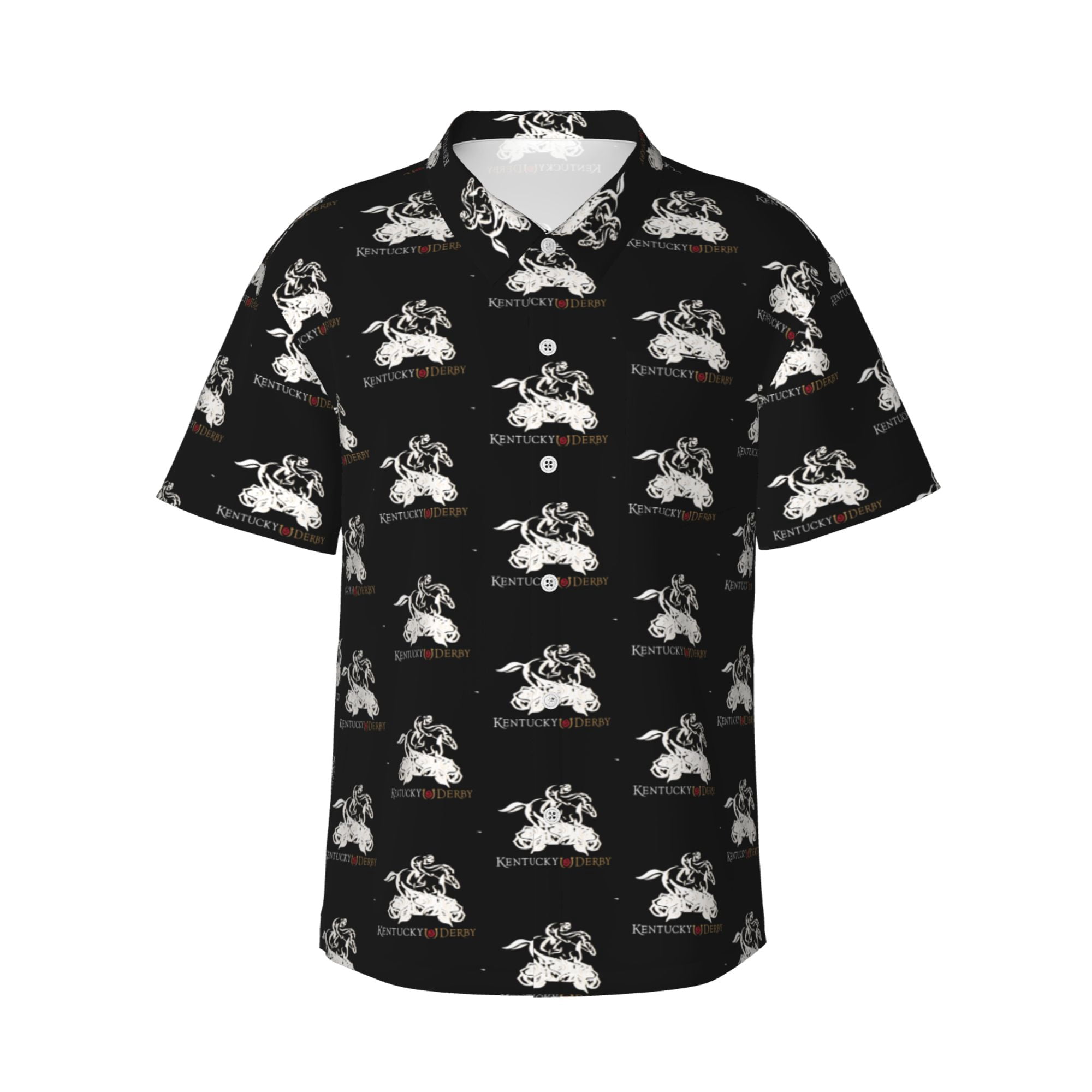 Kentucky-Derby Fashion Hawaiian Shirt Black Xx-Large For Men Women ...