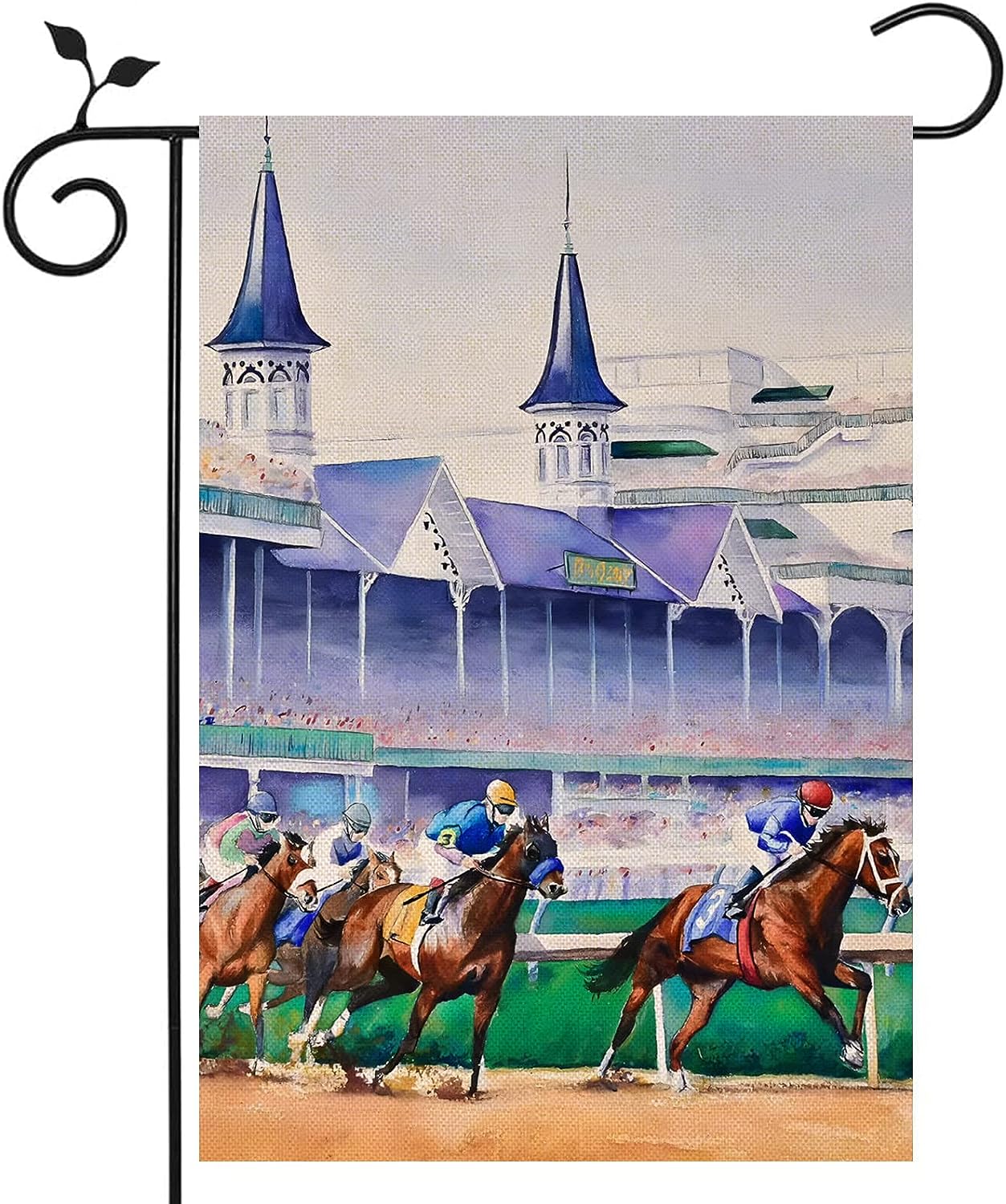 Kentucky Derby Garden Flag Churchill Downs Horse Racing Themed Party ...