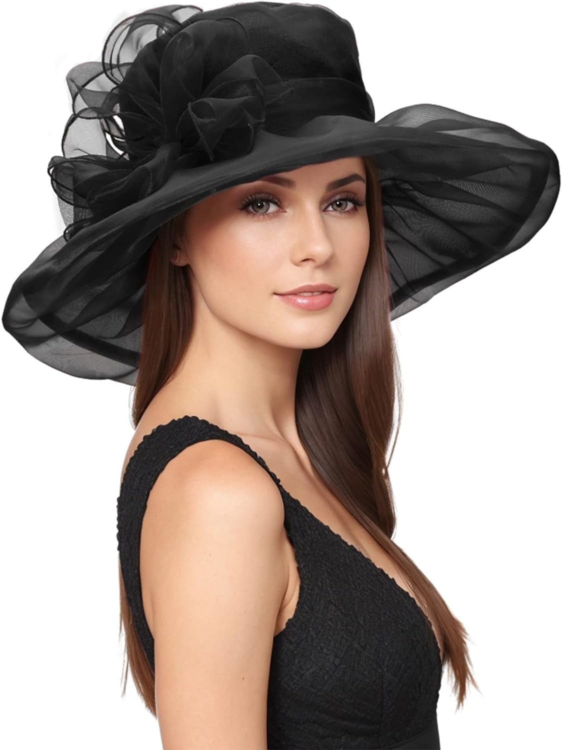 Kentucky Derby Hat for Women Church Hat for Women Organza Victorian Hat ...