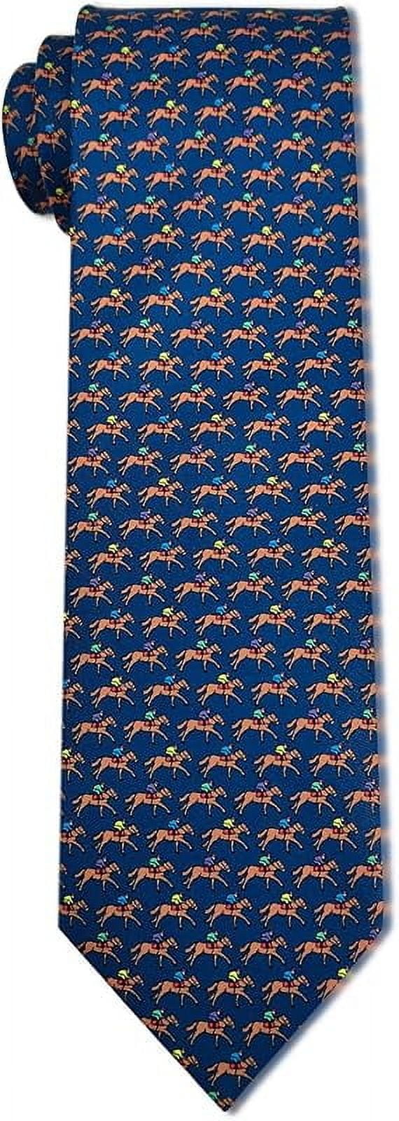 Kentucky Derby Horse Racing Ties Mens Horse Necktie Animal Men's Tie ...