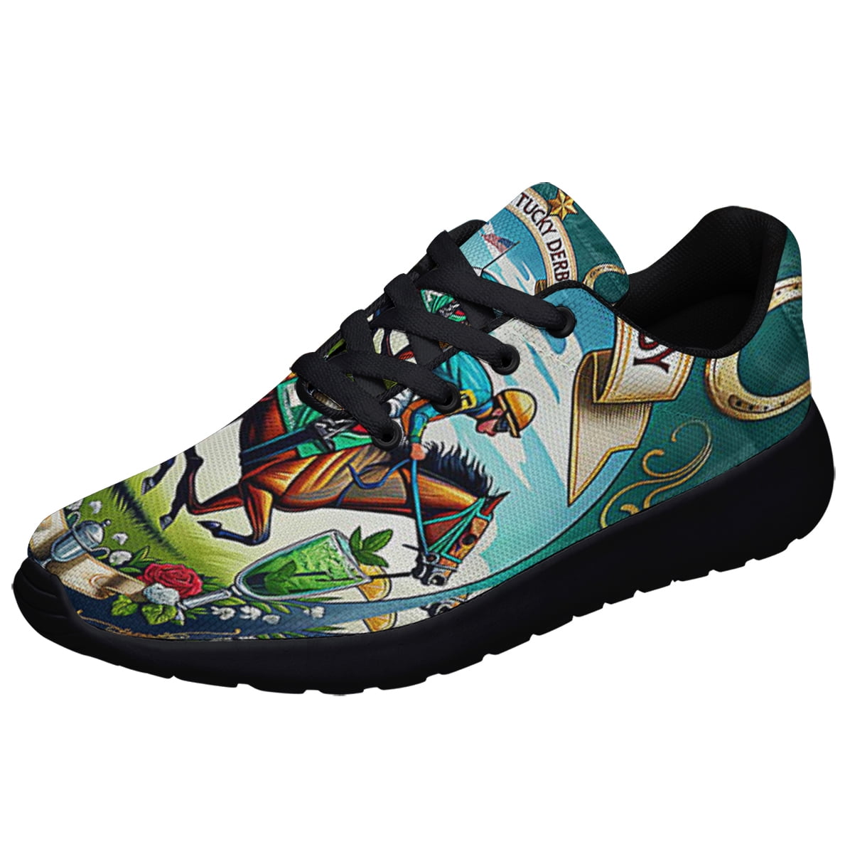 Kentucky Derby Shoes Sneakers Black Size 11 - Walmart.com