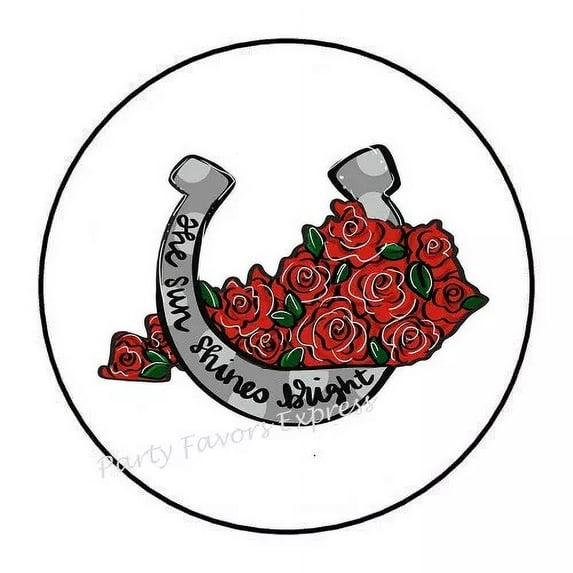 Kentucky Derby Sticker Party Favors Sticker Envelope Seals Labels ...