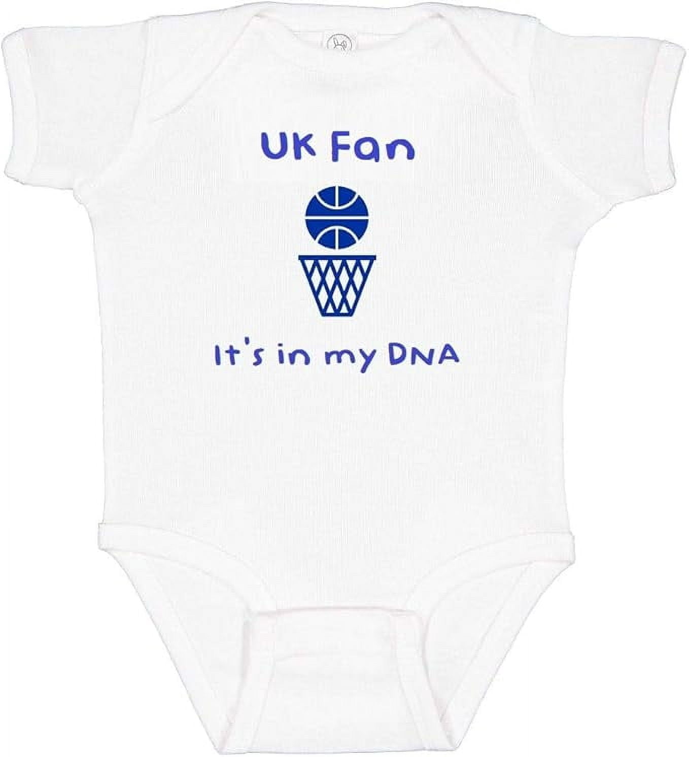 Kentucky Fan It's in My DNA Fan Baby Bodysuit (12 Months, Short Sleeve ...