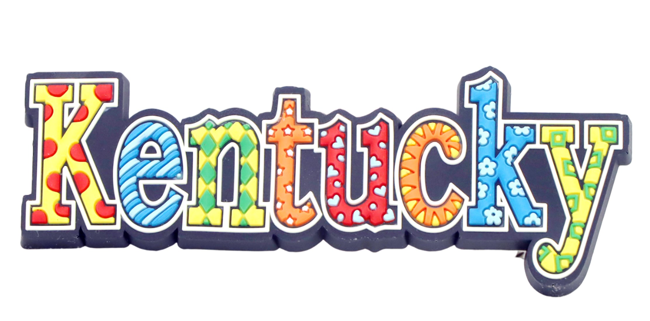 Kentucky Festive Multicolor Letters Fridge Souvenir Magnet - Walmart.com