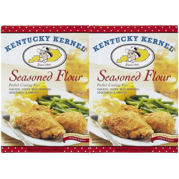 Kentucky Kernal Seasoned Flour - 10 oz - 2 pk - Walmart.com
