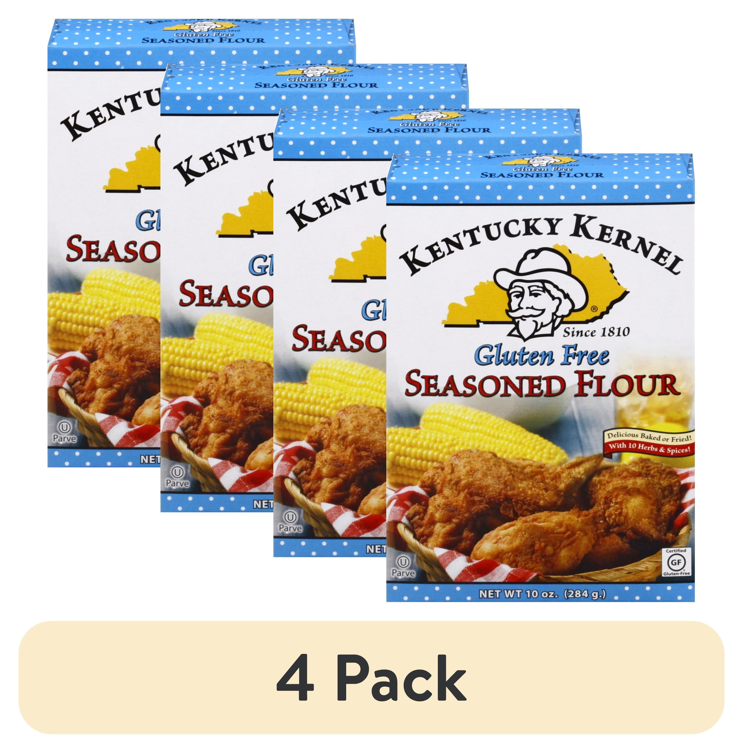 (4 pack) Kentucky Kernel Gluten Free Seasoned Flour, Coating Mix for ...