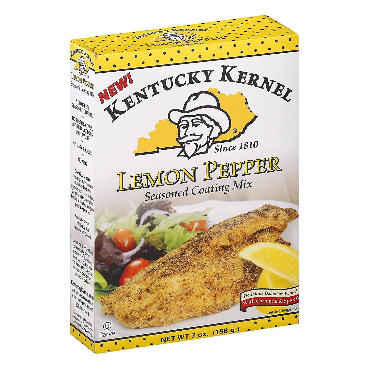 Kentucky Kernel Lemon Pepper Coating Mix, 7 Ounce - Pack Of 3 - Walmart.com
