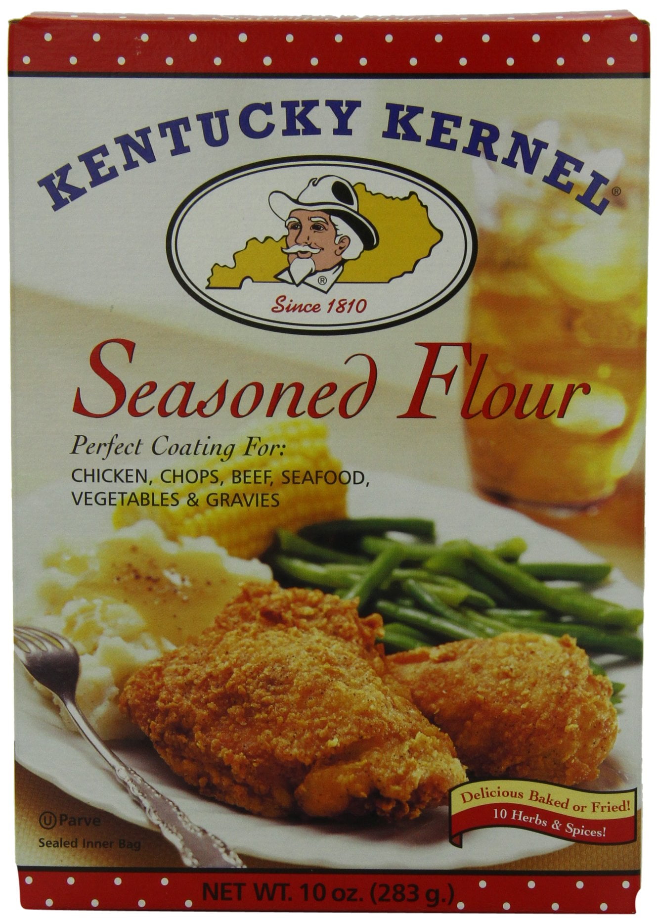 Kentucky Kernel Seasoned Flour, 10-Ounce (Pack of 12) - Walmart.com