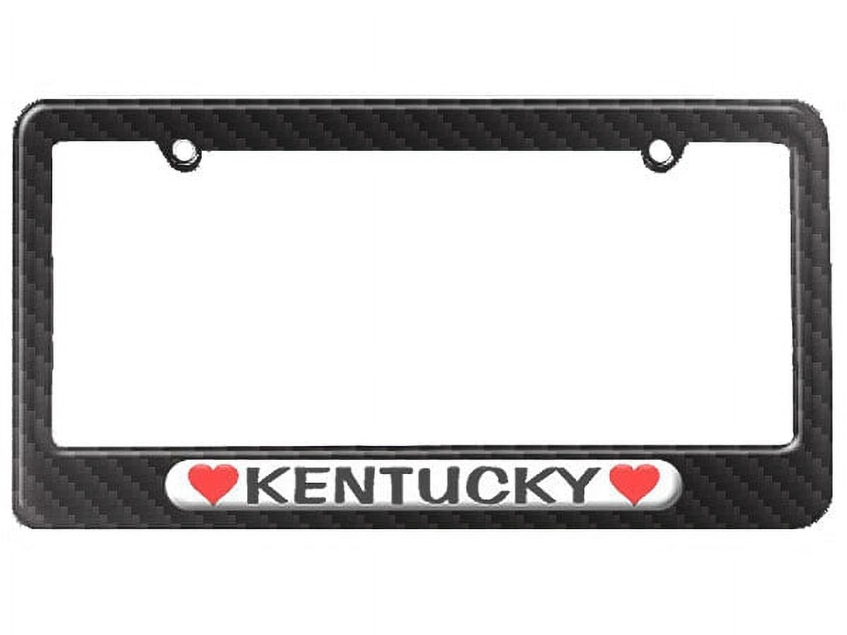 Kentucky Love with Hearts License Plate Frame - Walmart Business Supplies