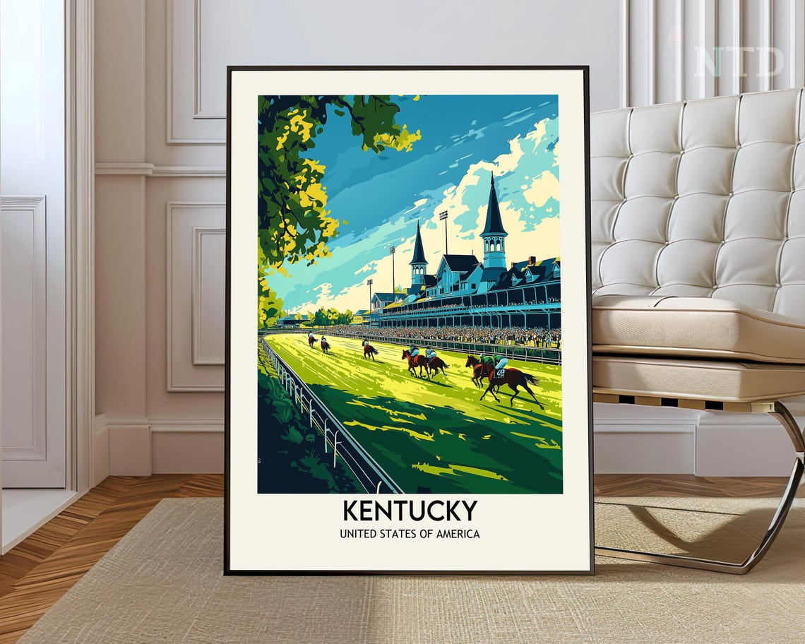 Kentucky Poster, Kentucky Print, Kentuckyunited States Photo, United ...