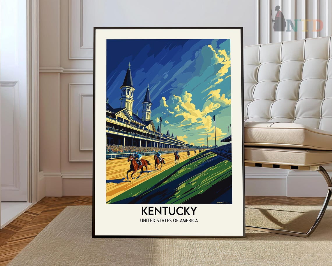 Kentucky Poster, Kentucky Print, Kentuckyunited States Photo, United ...