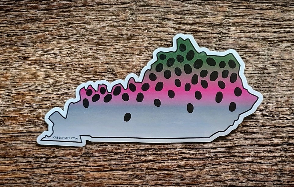 Kentucky Rainbow Trout Skin Sticker Decal - Walmart.com