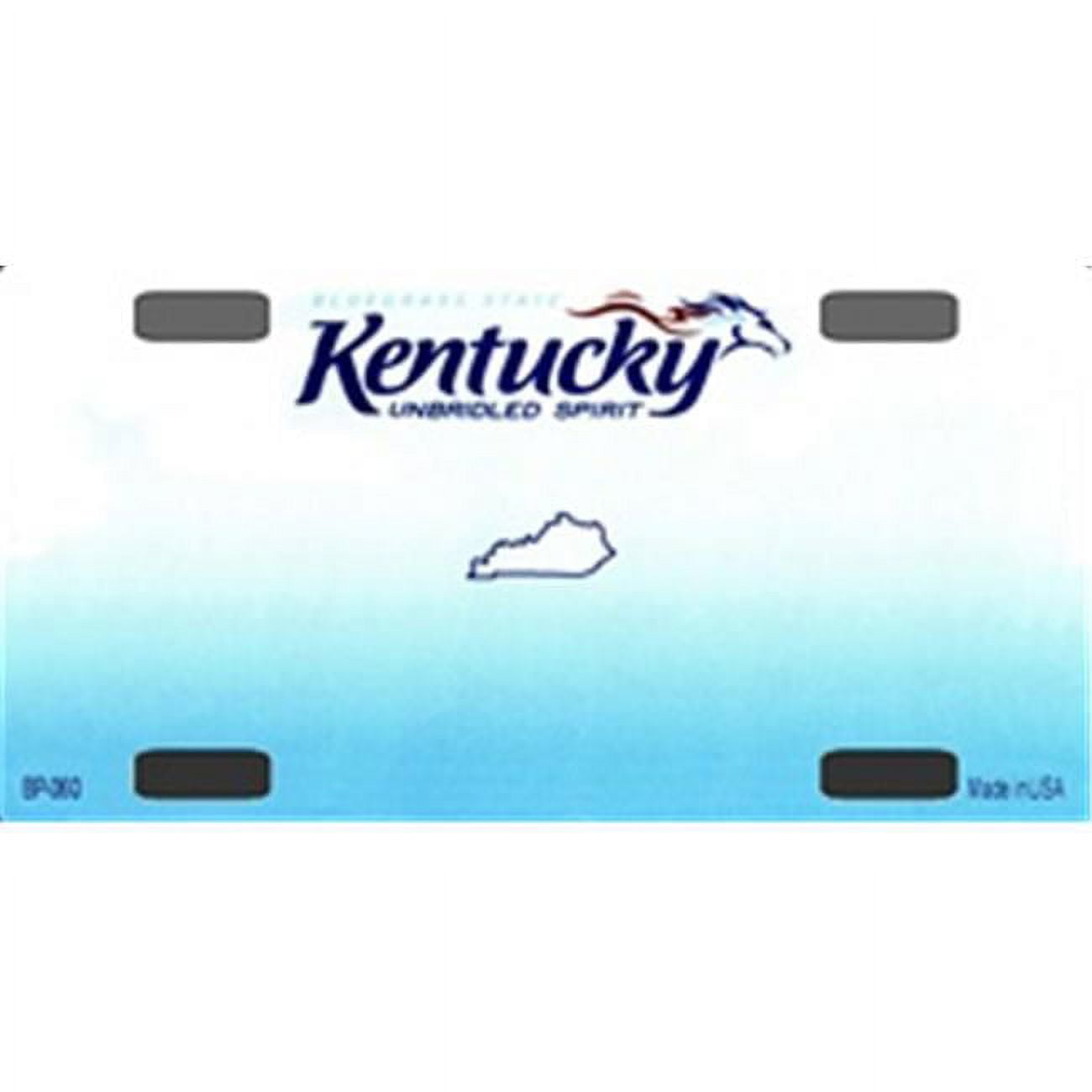 Kentucky State Background Blanks Flat- Bicycle License Plates Blanks ...