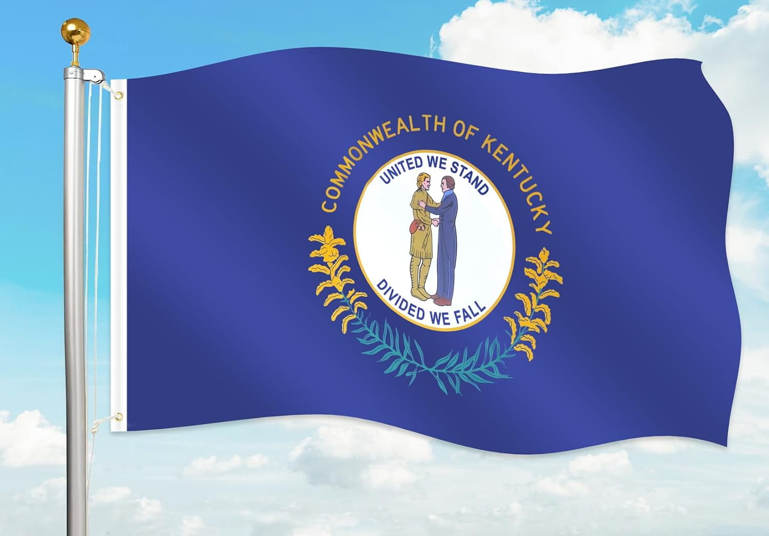 Kentucky State Flag Outdoor Heavy Duty - Walmart.com
