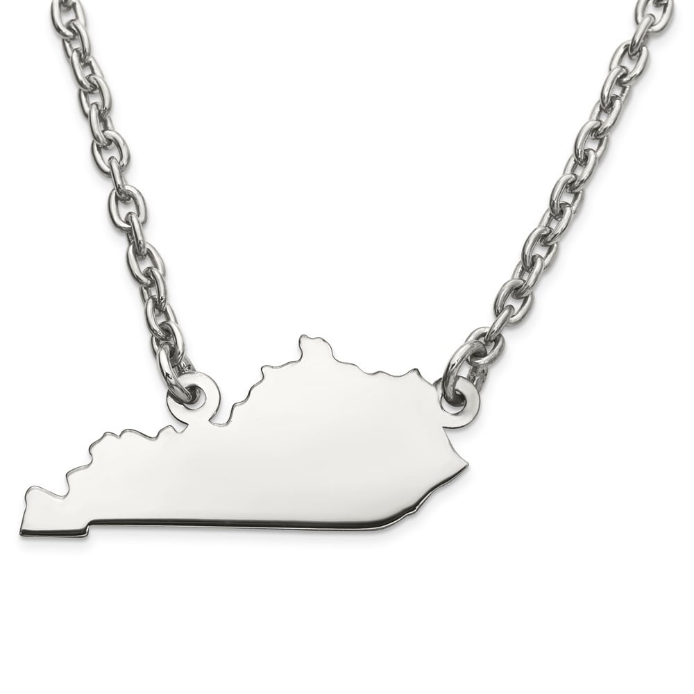 Kentucky State Necklace, Sterling Silver - Walmart.com