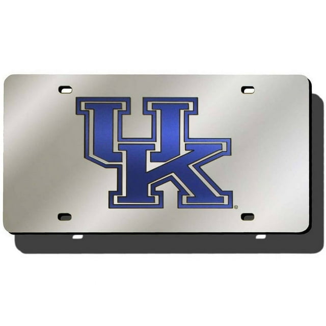 Kentucky UK Wildcats NCAA Mirrored Laser Cut License Plate Laser Tag ...