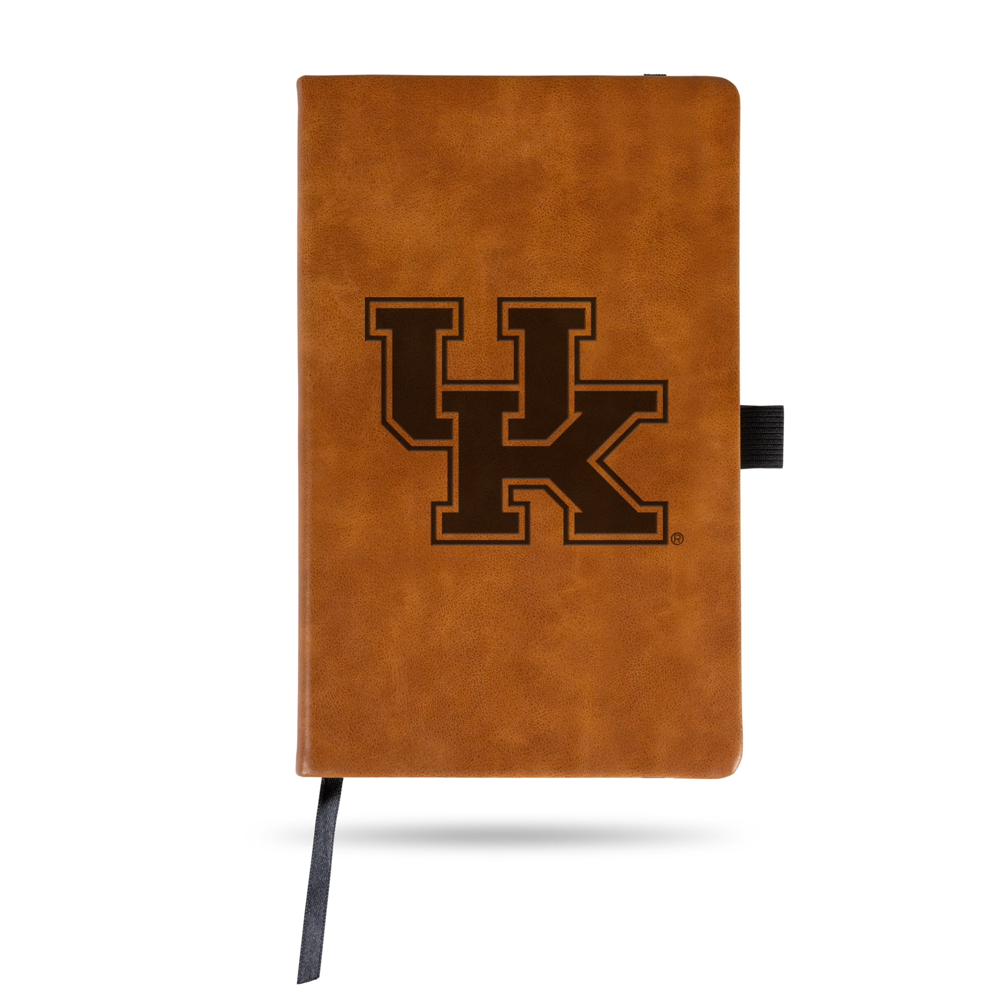 Kentucky University Laser Engraved Brown Notepad With Elastic Band ...
