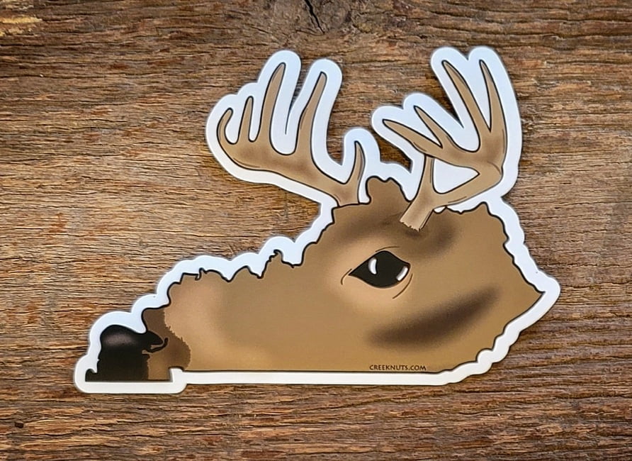 Kentucky Whitetail Buck Sticker Decal - Walmart.com