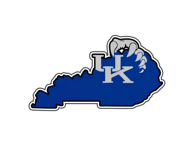 Kentucky Wildcats State Logo Waterproof Sticker Phone Decal Water ...