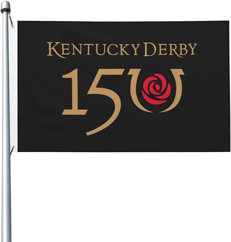 Kentucky derby Flag Double Sided Banner Horse Racing Flag Party ...