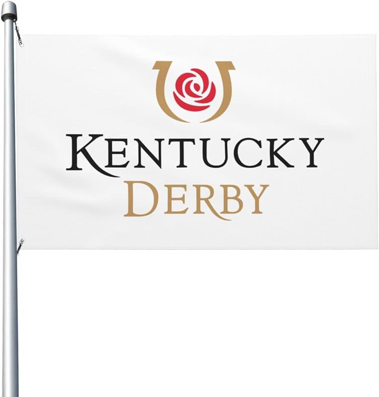 Kentucky derby Flag Double Sided Banner Horse Racing Flag Party ...
