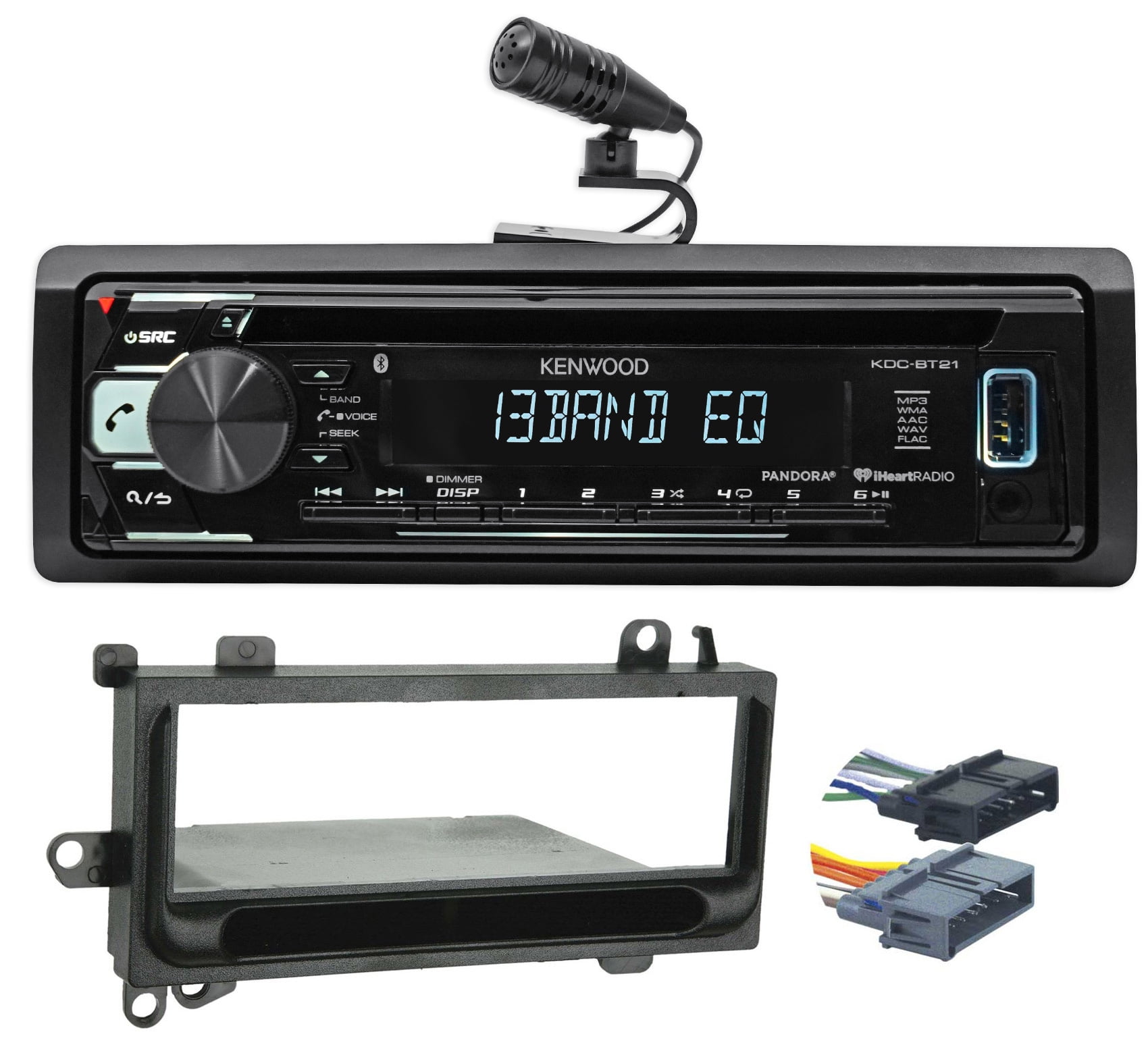 Kenwood CD Player Stereo/Receiver w/Bluetooth/Pandora For 97-02 JEEP ...