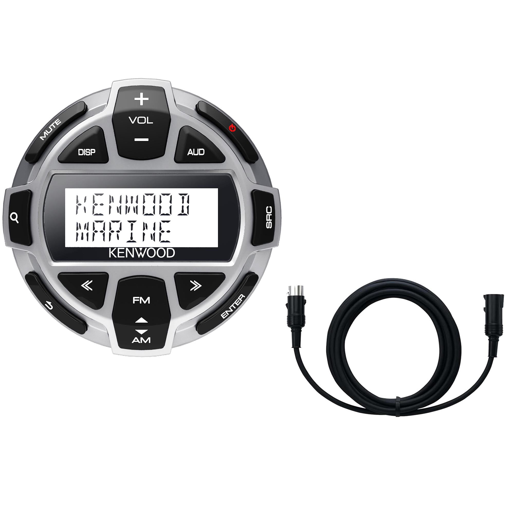 Kenwood KCA-RC55MR Marine Wired Remote Control with Display and a CA ...