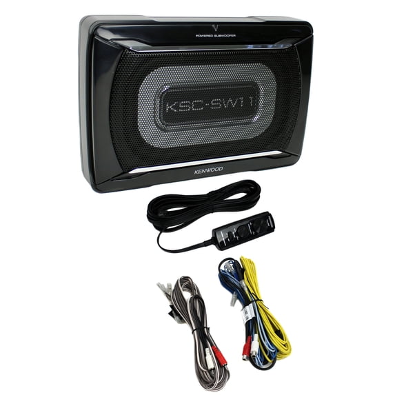 Kenwood 150W Car Sound System Subwoofwer with Audio Bass & Remote ...