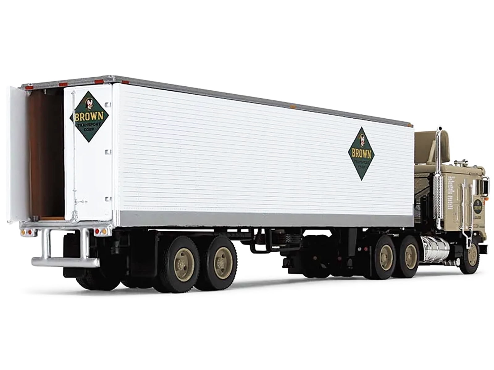 Kenworth K100 COE with 40' Vintage Dry Goods Trailer "Brown Transport ...