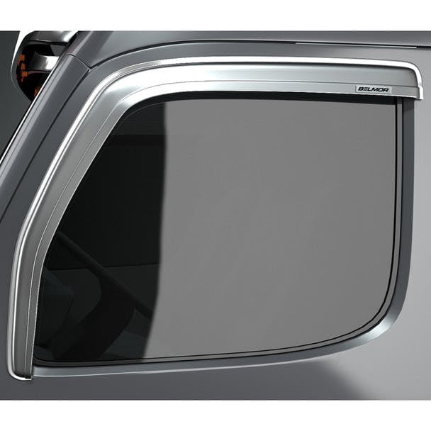 Kenworth T400B T450 T600 T603 T800 W900 Chrome Belmor Ventvisor Rain ...