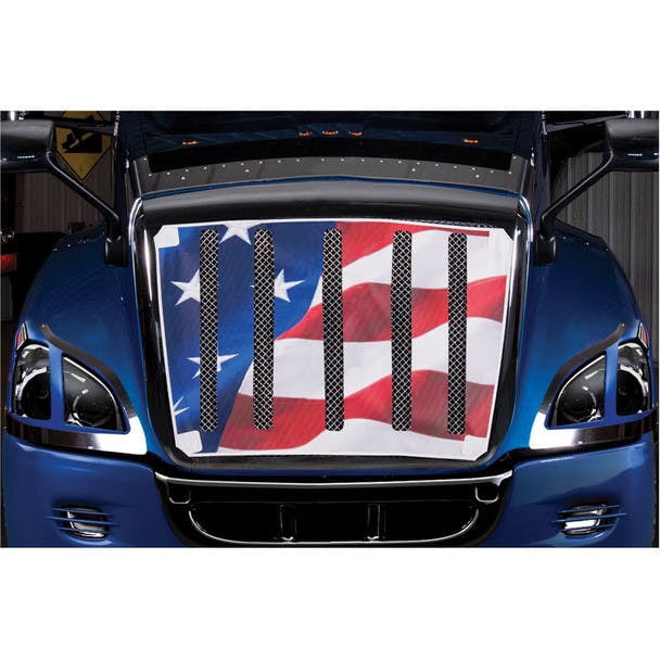Kenworth T680 Belmor USA Flag Winterfront - Walmart.com