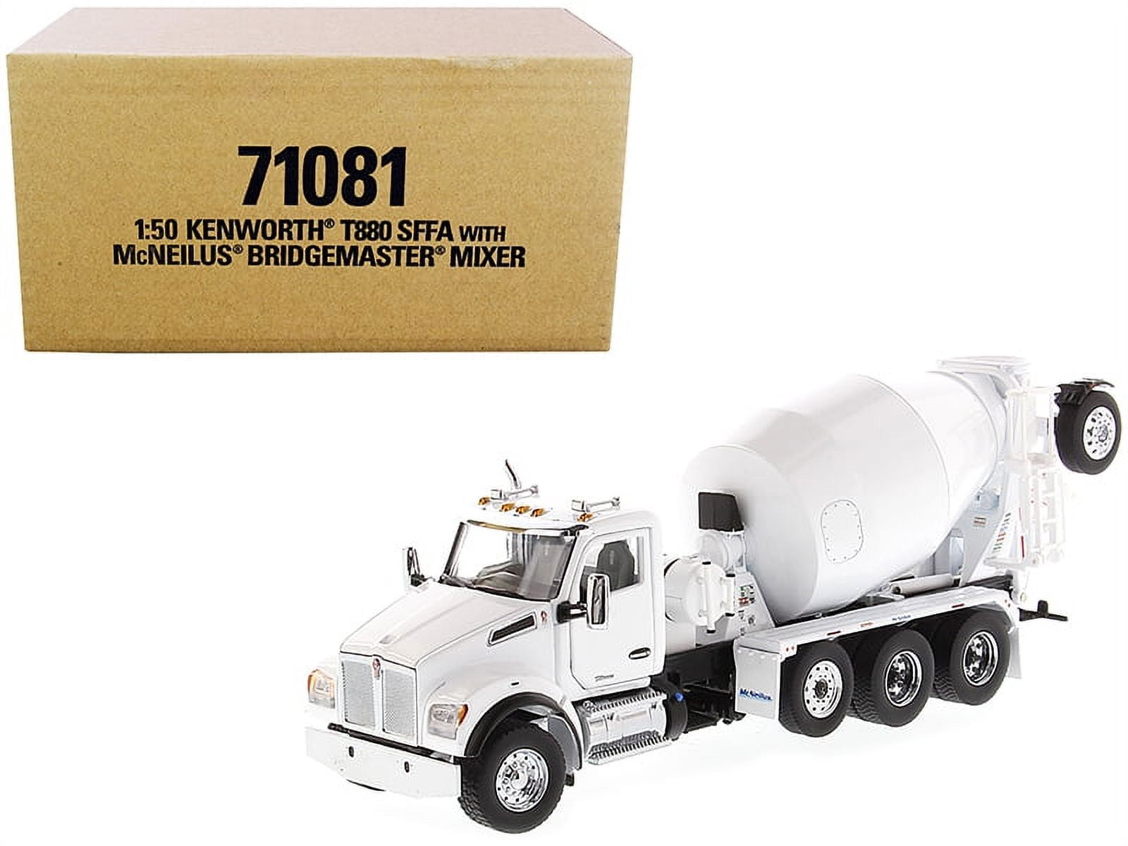 Kenworth T880 SFFA with McNeilus Bridgemaster Concrete Mixer White ...